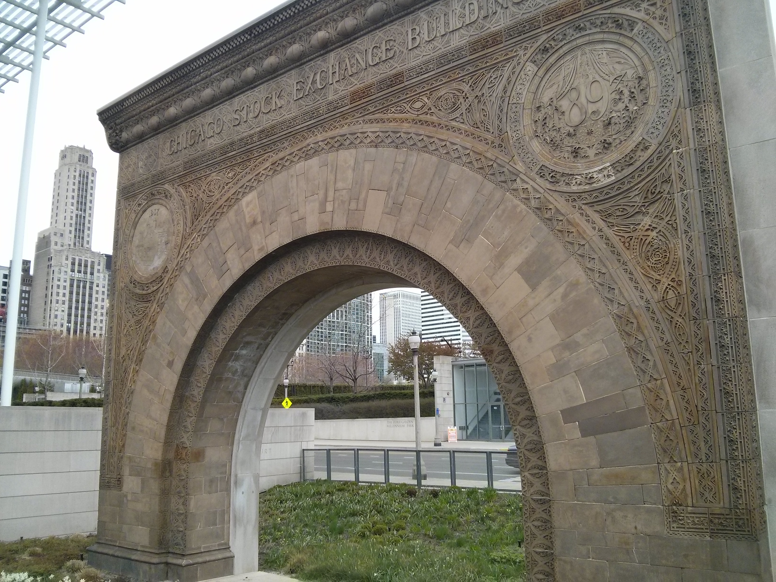 Chicago Stock Exchange Building Facade - The Journeyman